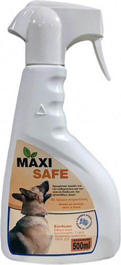 Maxi Safe Αντιπαρασιτικό Σπρέϊ Σκύλου 500Ml | SHOPFLIX.gr