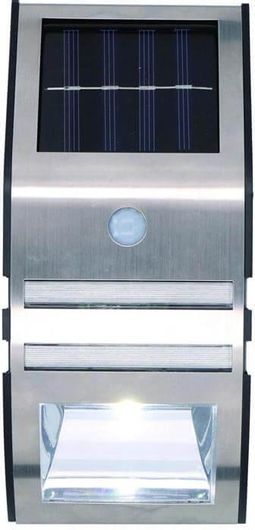 Solar Ηλιακός Προβολέας Φωτιστικό LED με Αισθητήρα Κίνησης 17x7.5x4.8cm ...