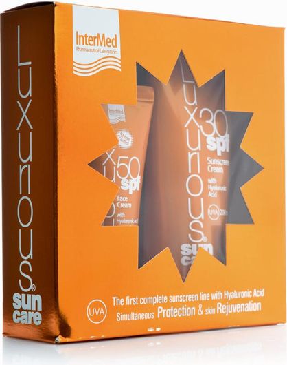 Intermed Luxurious Sun Care Πακέτο Προσφοράς Με Face Cream Spf50, 75Ml ...