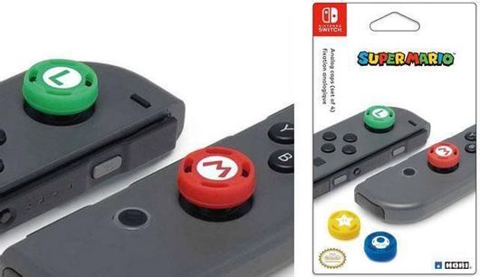 Stick Caps Hori NSW-036U Nintendo Switch Analog Super Mario 4τμχ ...