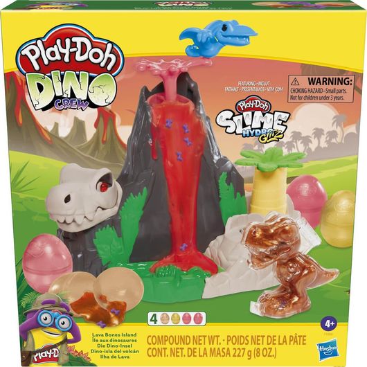 Hasbro Slime Play-Doh Dino Lava Bones Island για Παιδιά 4+ Ετών ...