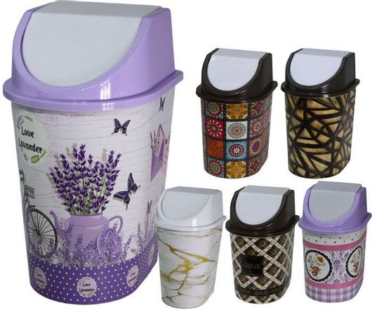 Πλαστικός Κάδος Απορριμμάτων Viosarp 5.7lt σε Τυχαία Επιλογή Σχεδίου ...