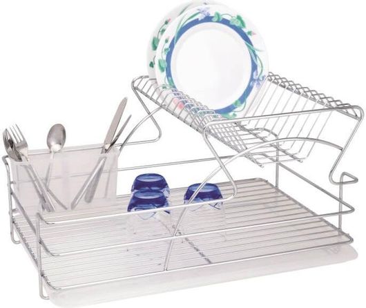 Πιατοθήκη Cook-Shop Διπλή με Δίσκο 34x25x47cm | SHOPFLIX.gr