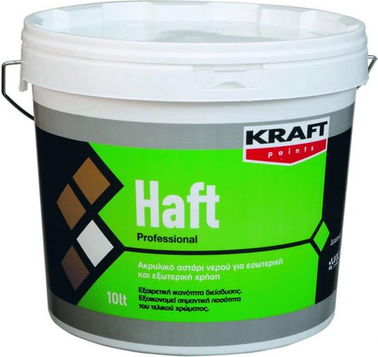 Αστάρι Νερού Kraft Haft Ακρυλικό για Τοιχοποιία 10lt Διάφανο | SHOPFLIX.gr