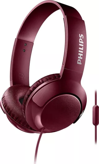 Headphones Philips SHL3075 Ενσύρματα On Ear Κόκκινα / Μπορντό | SHOPFLIX.gr