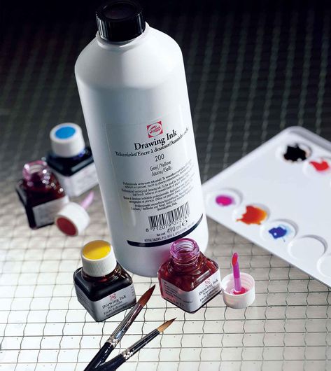 Μελάνι Σχεδίου Royal Talens Drawing Ink 490 ml White | SHOPFLIX.gr