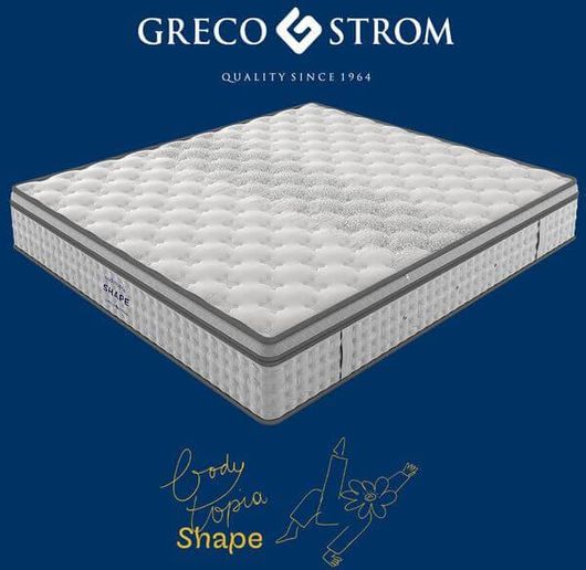 Στρώμα Greco Strom Διπλό SHAPE 140x200cm | SHOPFLIX.gr