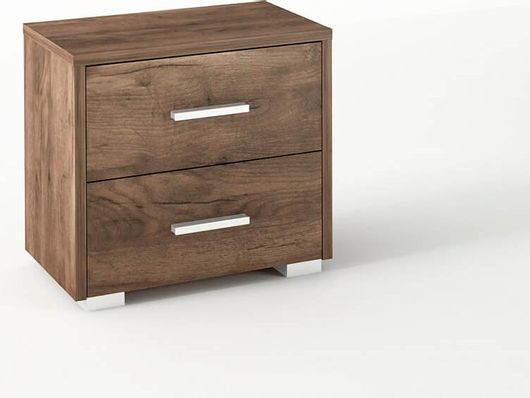 Κομοδίνο Ξύλινο με 2 Συρτάρια 50x34x48 | SHOPFLIX.gr