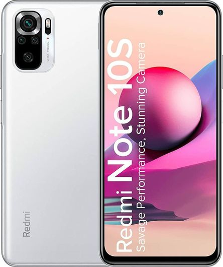 Xiaomi Redmi Note 10S NFC 6GB 128GB Pebble White | SHOPFLIX.gr