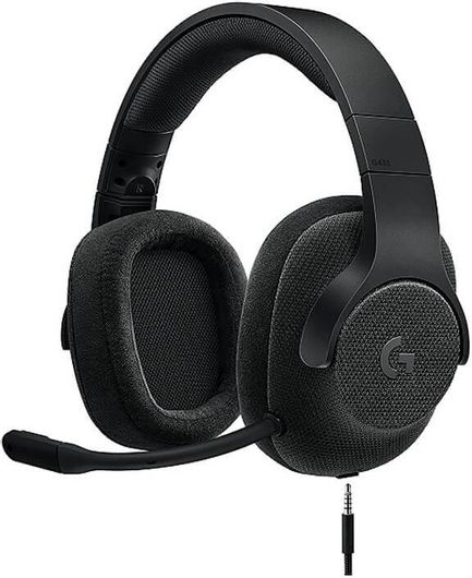 Gaming Headset Logitech G433 Over Ear με Σύνδεση USB / 3.5mm Jack Μαύρο ...
