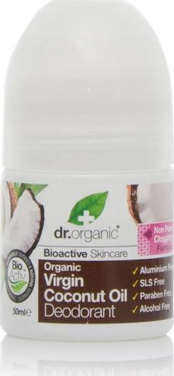 Αποσμητικό Dr. Organic Deodorant Έλαιο Καρύδας 50ml | SHOPFLIX.gr
