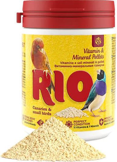 Rio Βιταμινες και Μεταλλικα Στοιχεια Σε Μορφη Πελλετ για Καναρινια και ...