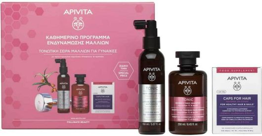 Σετ Περιποίησης Μαλλιών Apivita Rescue Hair Loss Kit κατά της