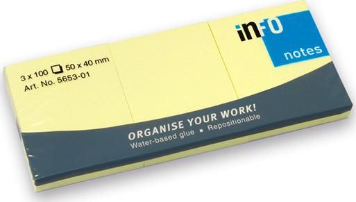Αυτοκόλλητα Σημειώσεων Info notes 5653-01 50x40 3τμχ | SHOPFLIX.gr