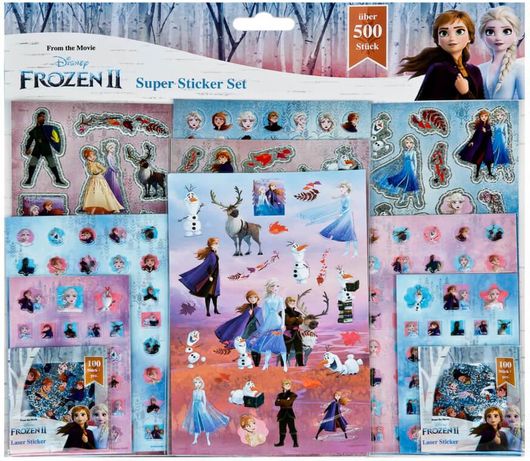 Αυτοκόλλητα Frozen Disney Sticker set 500τμχ Sisters | SHOPFLIX.gr