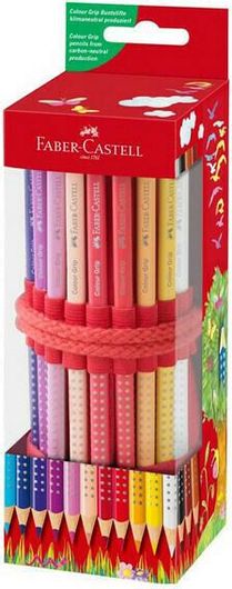 Σετ Ξυλομπογιές σε Κασετίνα Faber-Castell Grip Υφασμάτινη Roll με ...