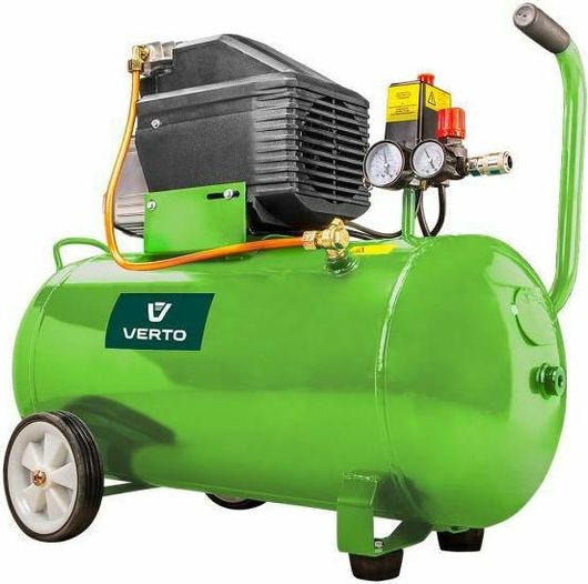 Κομπρεσέρ Αέρος Verto με Ισχύ 2hp & Αεροφυλάκιο 50lt | SHOPFLIX.gr