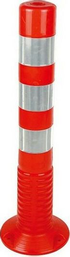 Κολωνάκι Σήμανσης Inox Kiss Εύκαμπτο με Ύψος 50cm Πορτοκαλί | SHOPFLIX.gr
