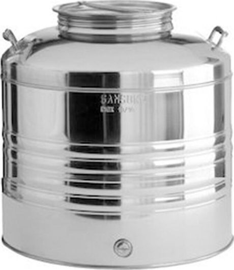 Δοχείο Sansone Inox με Βιδωτό Καπάκι 20lt | SHOPFLIX.gr