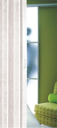 Πόρτα Φυσαρμόνικα Inox Kiss DO300 Εσωτερική 91x220cm | SHOPFLIX.gr
