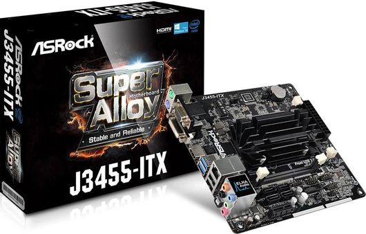 Asrock J3455-ITX SoC Motherboard Mini ITX με Intel BGA1296 Socket | SHOPFLIX.gr