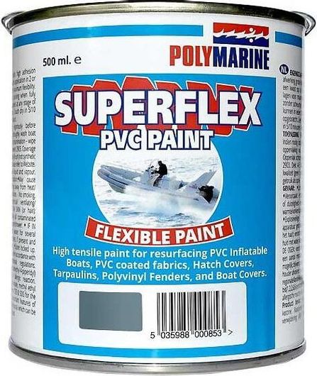 Χρώμα για PVC Superflex POLYMARINE 500ml Γκρί | SHOPFLIX.gr