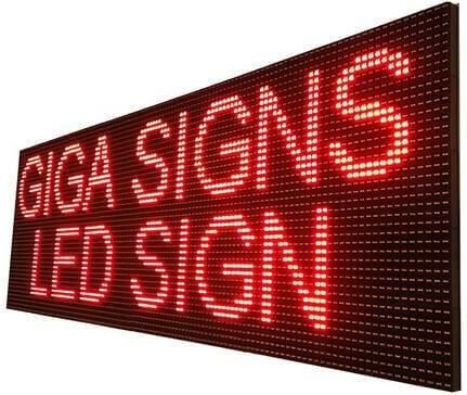 Επιγραφή LED Κυλιόμενη Μονής Όψης Αδιάβροχη 200x72 Κόκκινο | SHOPFLIX.gr
