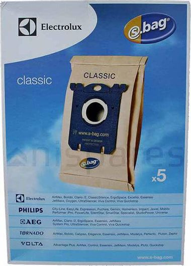Σακούλες Σκούπας Electrolux S-BAG 5τμχ Συμβατή με Σκούπα AEG Electrolux ...