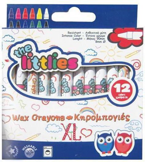 Κηρομπογιές The Littlies XL 0646790 Χοντρές 12τμχ | SHOPFLIX.gr