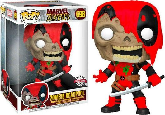 Funko Pop! Marvel: Zombie Deadpool Supersized 10" Special Edition ...