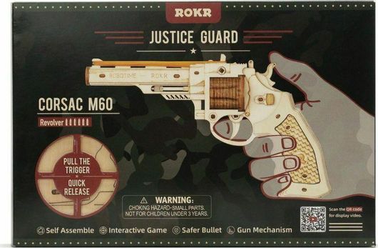 Παιχνίδι Κατασκευών 3D Puzzle ROKR Corsac M60 Gun Toy LQ401 για 14 ...