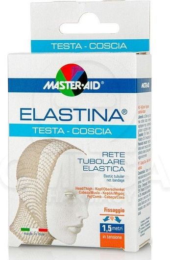 Ελαστικός Επίδεσμος Master Aid Elastina Δικτάκι για Κεφάλι Μηρό 1.5m ...