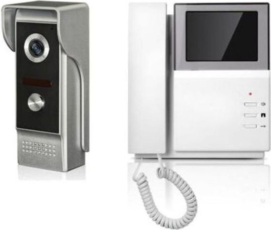 Σετ Θυροτηλεόρασης Waterproof Wired Video Door Phone XSL-M4V43 ...