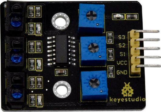 Arduino 3-Channel Infrared Line Tracking Sensor Keyestudio | SHOPFLIX.gr