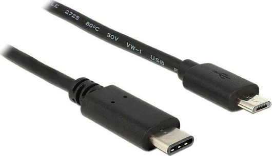 Καλώδιο Powertech CAB-UC011 Regular USB 2.0 USB-C male - micro USB-B ...