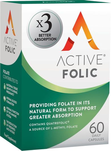 Active Iron Active Folic 60 Κάψουλες | SHOPFLIX.gr