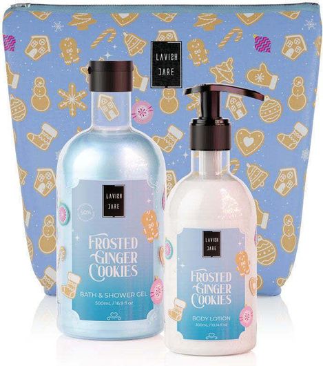 Σετ Περιποίησης Lavish Care Frosted Ginger Cookies με Αφρόλουτρο 500ml & Κρέμα Σώματος 300ml ...