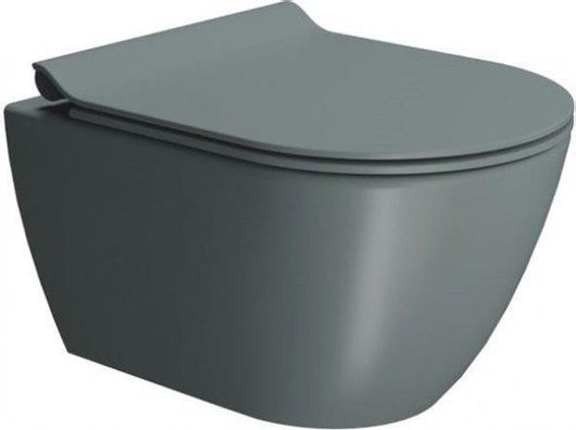 Λεκάνη Τουαλέτας GSI Pura Swirl Flush 881600SC-901 Κρεμαστή με Slim ...