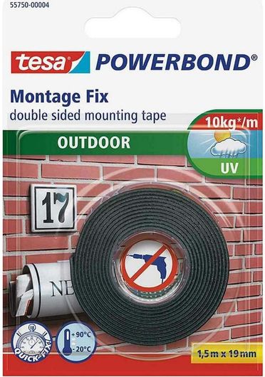 Αυτοκόλλητη Ταινία Tesa Powerbond Αλουμινίου Διπλής Όψης 19mmx1.5m ...