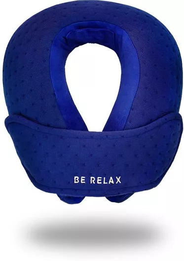 Μαξιλαράκι Ταξιδίου Be Relax Wellness Original Plus Μπλε | SHOPFLIX.gr