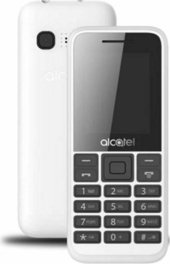 Κινητό Alcatel 1068D Dual SIM με Κουμπιά Λευκό | SHOPFLIX.gr