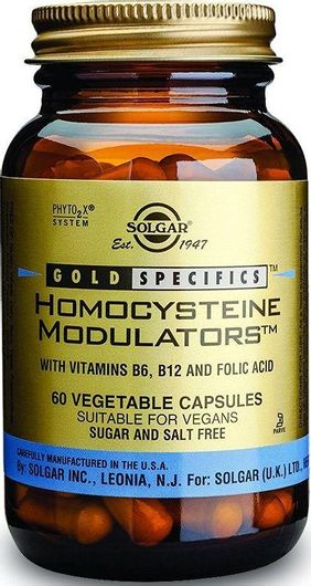 Solgar Homocysteine Modulators 60 Φυτικές Κάψουλες | SHOPFLIX.gr