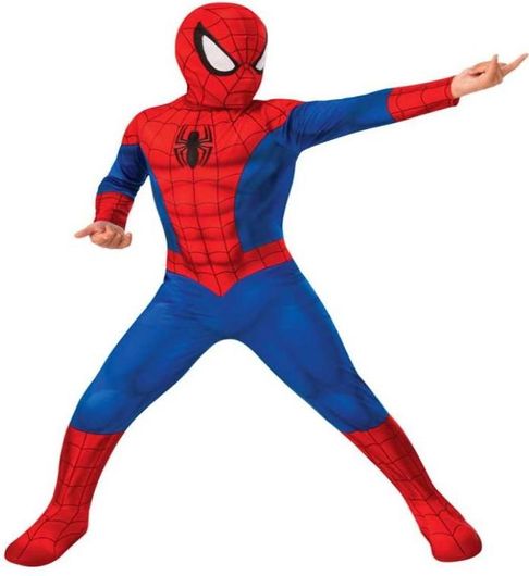 Αποκριάτικη Παιδική Στολή Rubies Spiderman Classic L 9-10 Ετών ...