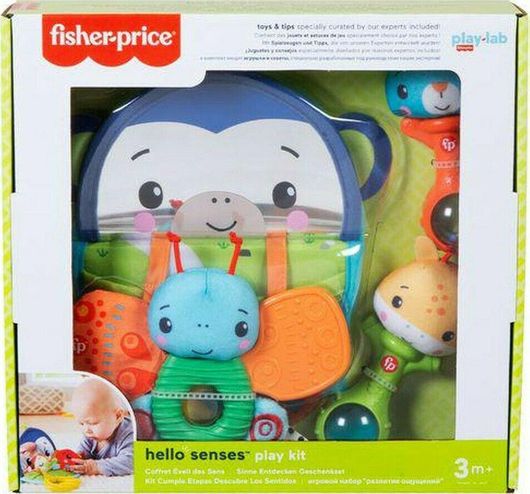Fisher Price Ζωάκι Hello Senses Play Kit με Μουσική για 3+ Μηνών ...