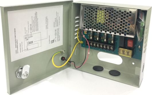 Τροφοδοτικό Συστημάτων CCTV AMR-1204C-5A 12V 5A 4 Καναλιών | SHOPFLIX.gr