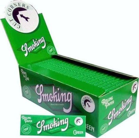 Χαρτάκια Στριφτού Smoking Πράσινο Slim Cut Conrers 60 Φύλλα 50τμχ ...