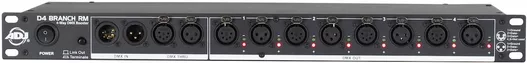 DMX Splitter για Κονσόλα Φωτισμού American DJ D4 Branch RM με 4 Κανάλια ...