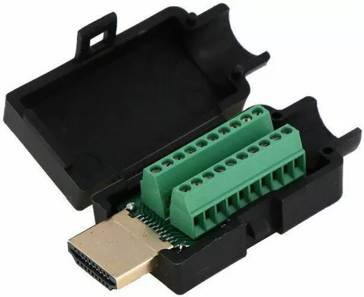 Connector Breakout Terminals με Βύσμα HDMI male 19pin | SHOPFLIX.gr