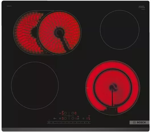 Εστία Κουζίνας Bosch PKN631FP2E Κεραμική Αυτόνομη 59.2x52.2cm Μαύρο ...