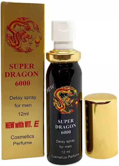 Επιβραδυντικό Spray Super Dragon 6000 με Βιταμίνη Ε 12ml για Άνδρες ...